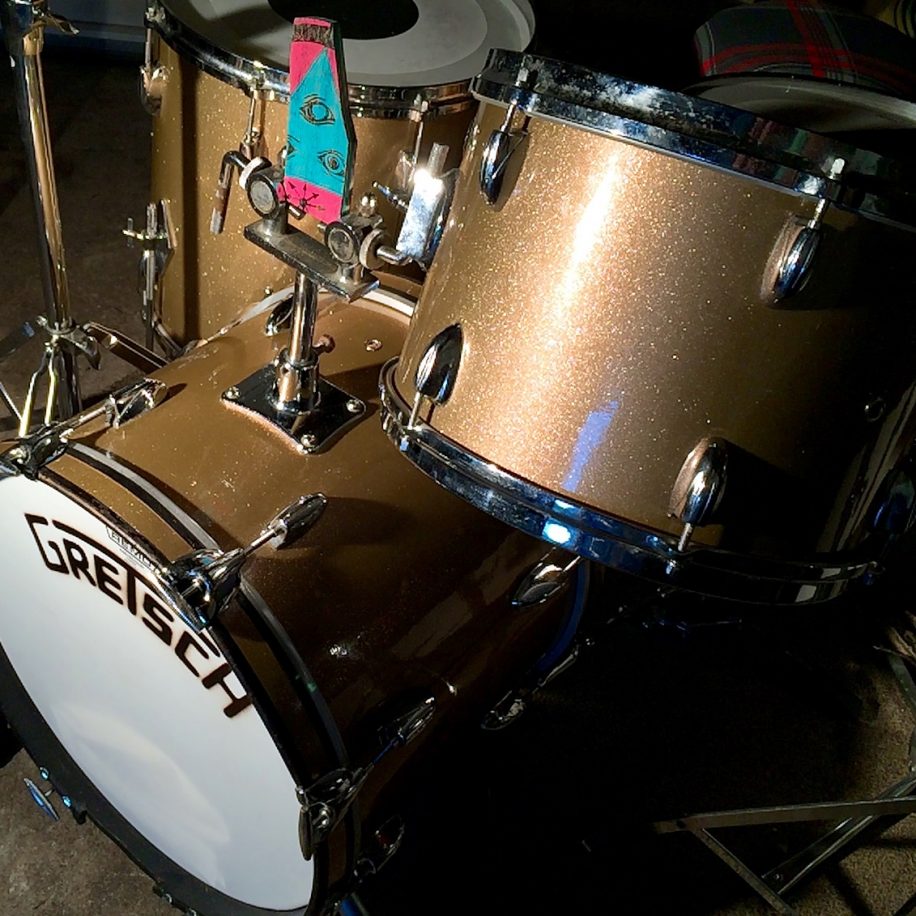 Traditional Champagne Sparkle Drum Wrap - Walopus Drum Wrap