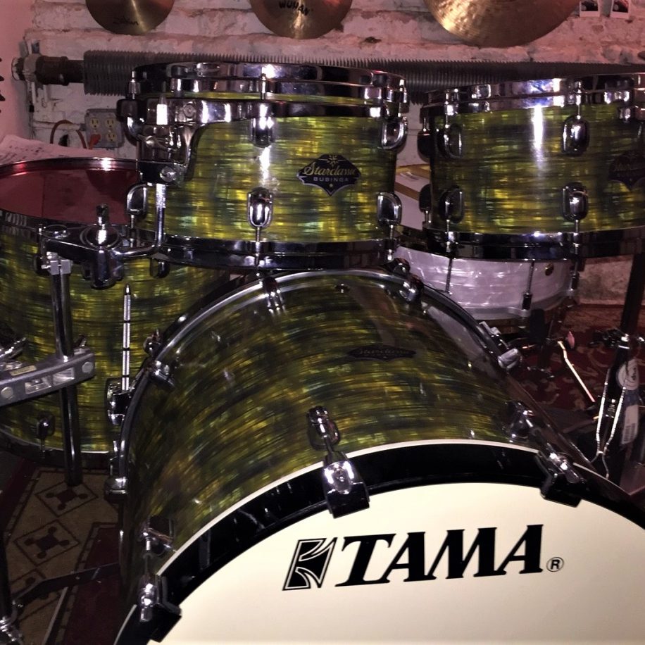 Green Glass Strata Drum Wrap - Walopus Drum Wrap